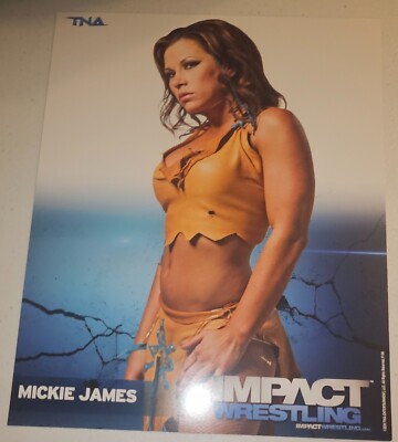 TNA Wrestling Mickie James Promo Photo Impact WWE WWF NXT | eBay