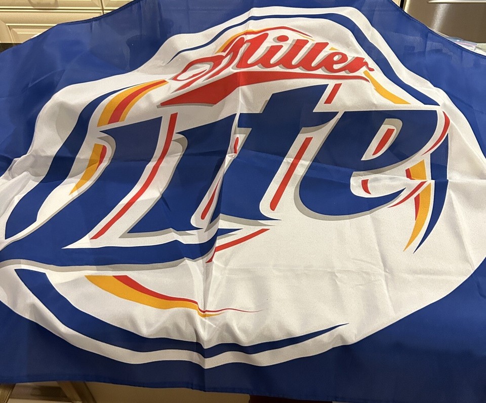 MILLER LIGHT FLAG 3X5 POLYESTER | eBay