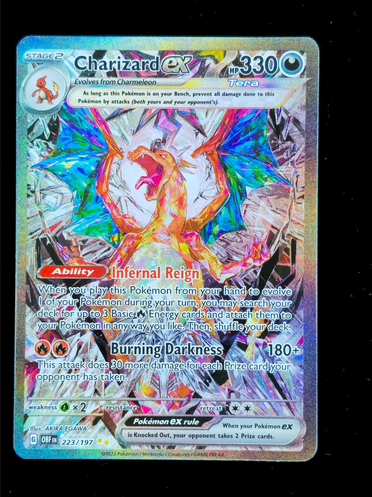 Charizard ex 2023 Scarlet & Violet: Obsidian Flames #223/197 Special ...