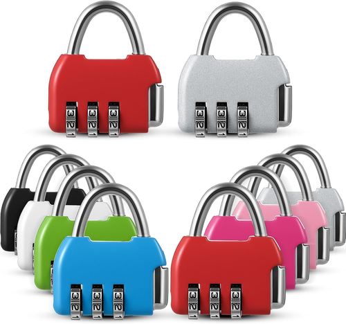 10 Pcs Digit Combinations Padlock Safe Cipher Lock Mini Combination ...