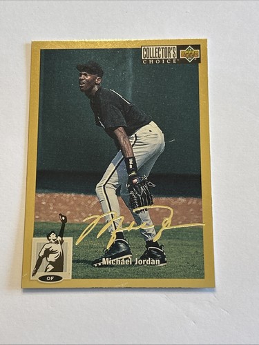 MICHAEL JORDAN 1994 UPPER DECK COLLECTORS CHOICE GOLD SCRIPT! CHICAGO ...