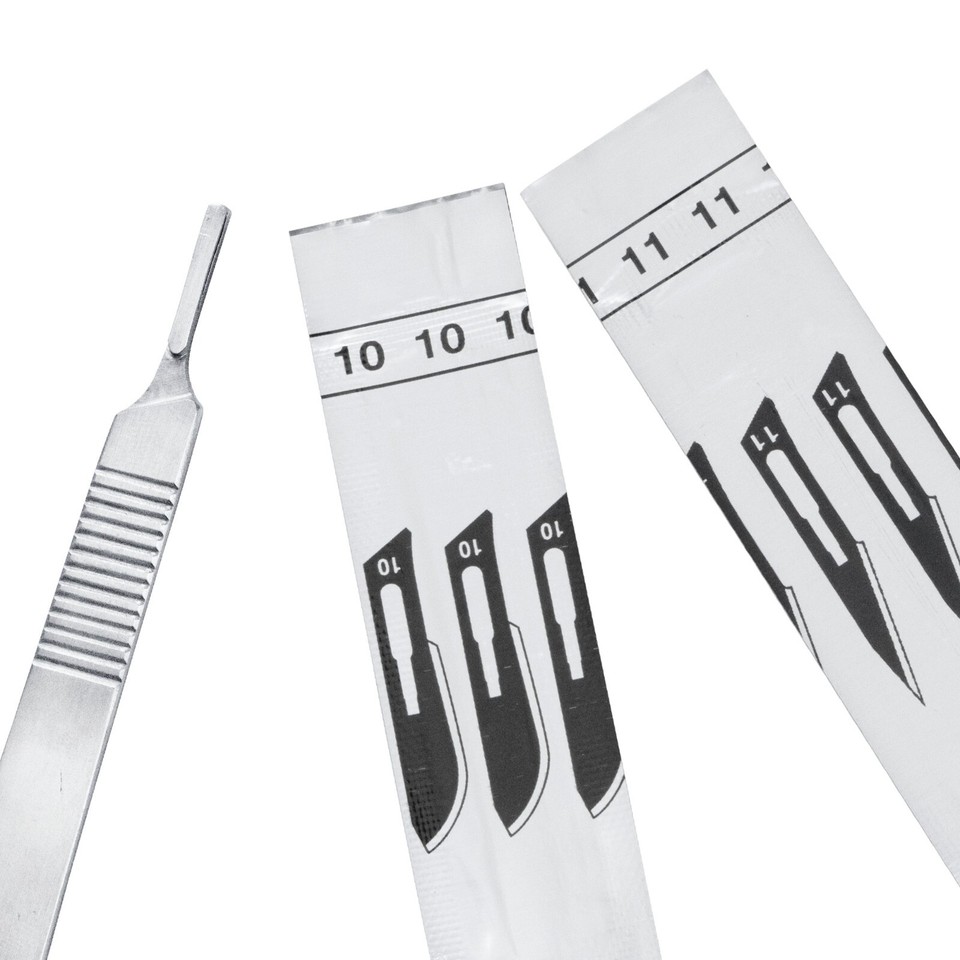 Military Surgical Suture Kit, Suture Set W/Scalpel, 15 Piece Kit in ...