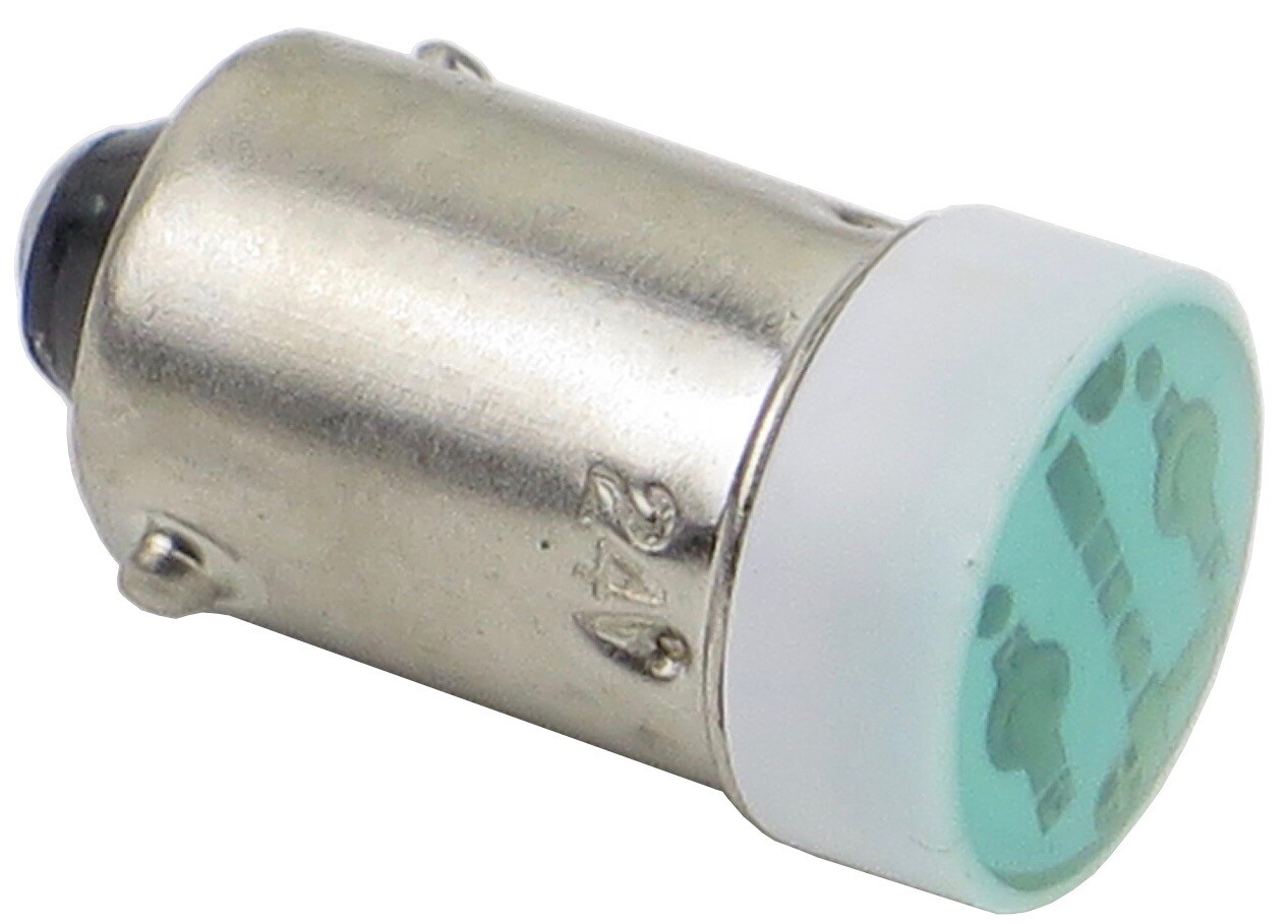 9mm B9S LED Bayonet Lamp Indicator Light 24V AC/DC Blue Green Red ...