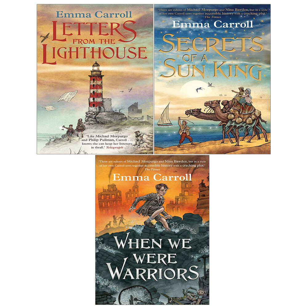 Emma Carroll Collection 3 Books Set Secrets of Sun King, Letters from ...