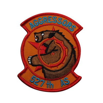 US Air Force USAF 527th AS Aggressor Squadron Embroidered Iron On Patch ...