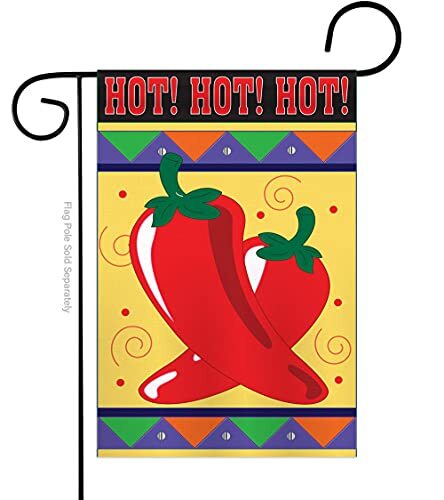 Chili Peppers Double Sided Garden Flag 13" x 18.5" Pole Not Included | eBay