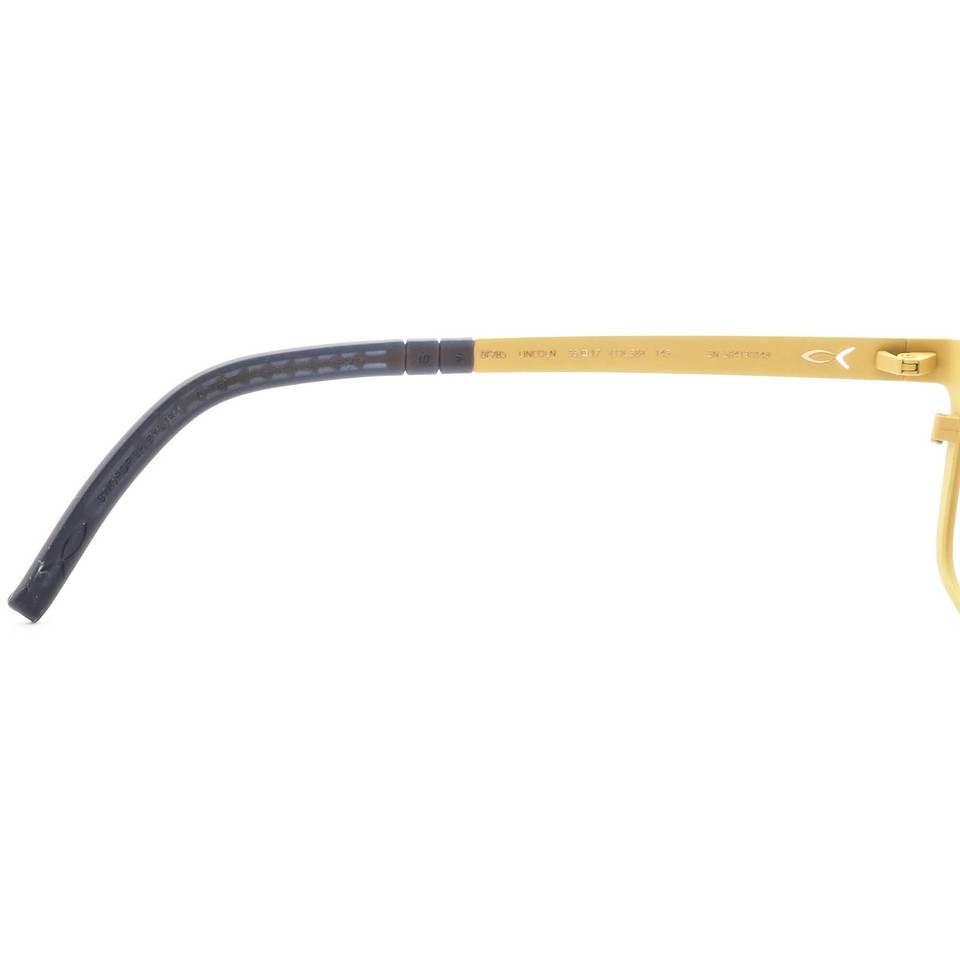 Blackfin Eyeglasses BF785 Lincoln COL.588 Titanium Navy/Mustard Italy ...