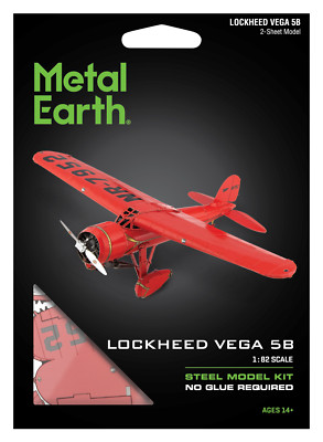 Fascinations Metal Earth LOCKHEED VEGA 5B Monoplane 3D Laser Cut Steel ...