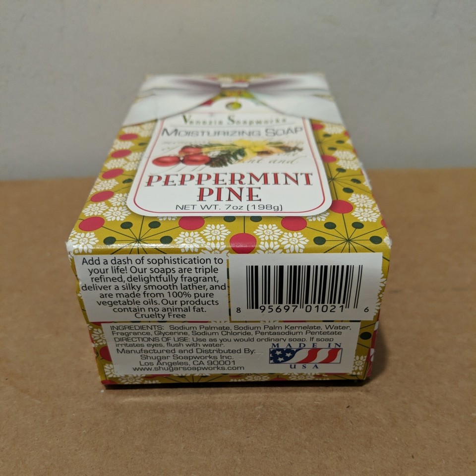 Shugar Soapworks Moisturizing Peppermint Pine Soap 7 oz. | eBay