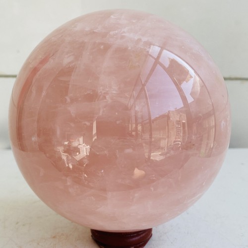 Natural Pink Rose Quartz Sphere Crystal Ball Reiki Healing 1900g | eBay