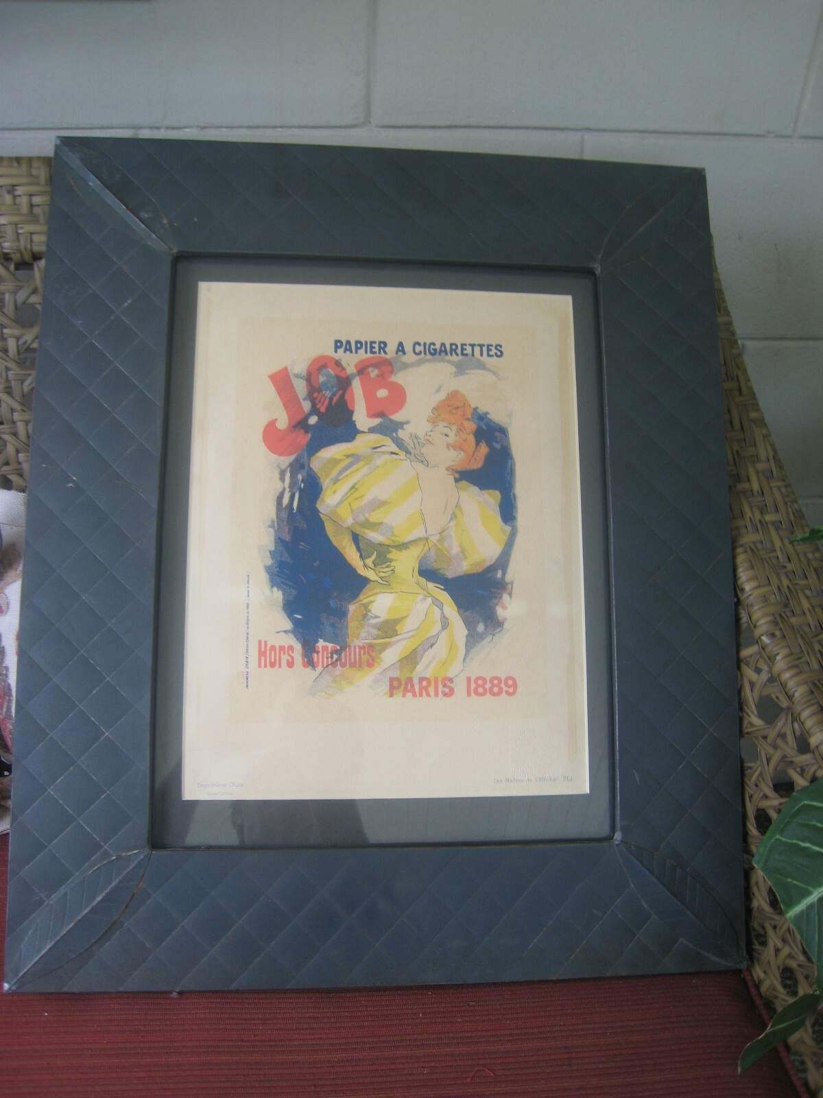 ' JOB CIGARETTES '.. 19th Century ORIGINAL FRENCH POSTER | eBay