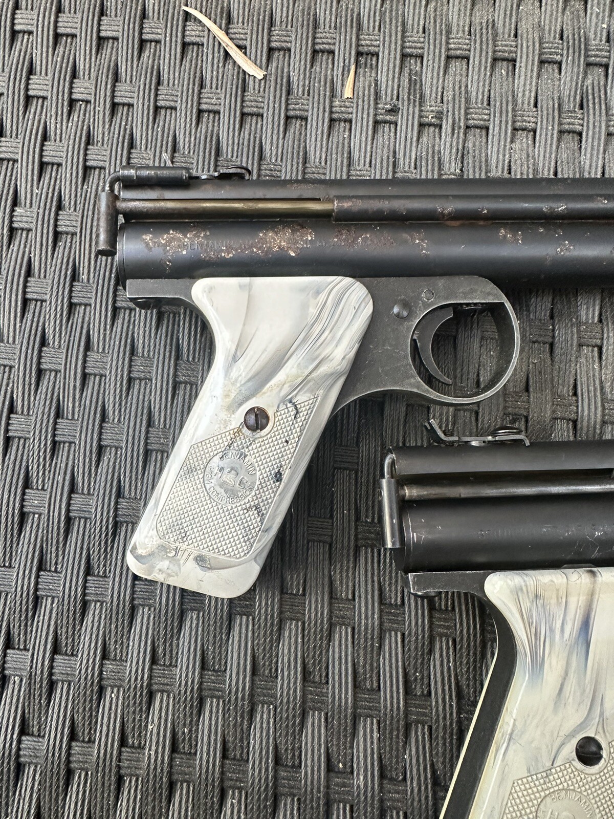 Quantity 2 - Vintage Benjamin 422 .22 cal Semi Automatic Pistol-Need ...