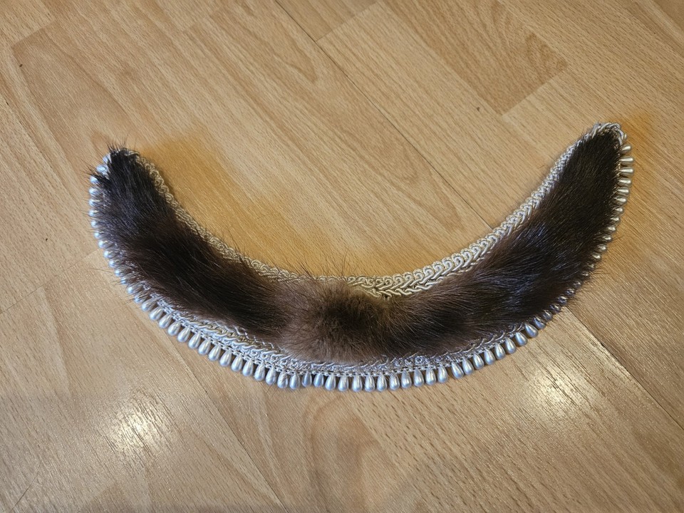 The Minklet Fur Jewelry Collier Collar Necklace Genuine Mink | eBay