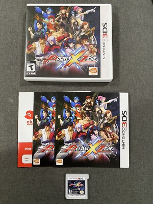 Project X Zone -- (Nintendo 3DS, 2013)CIB With Manual, Cover And Game ...