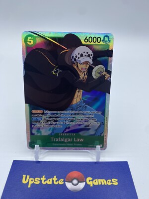 One Piece CCG Trafalgar Law OP01-047 SR Romance Dawn ENGLISH | eBay