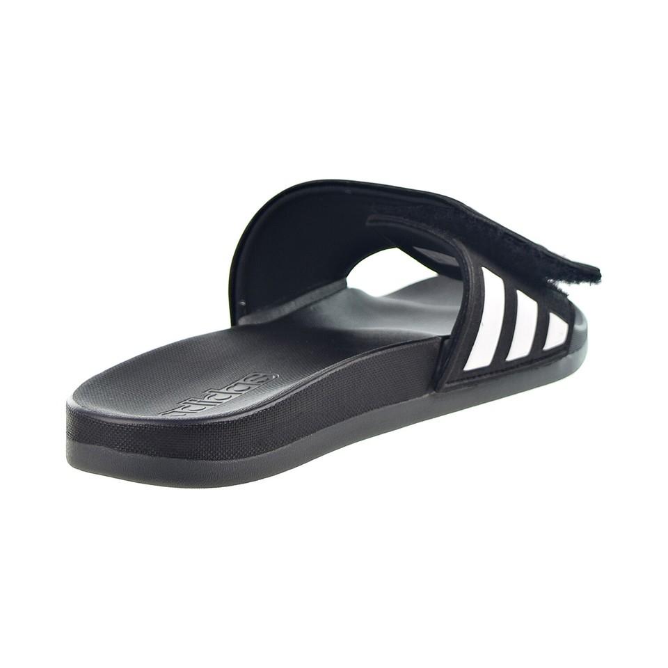 Adidas Adilette Comfort Adjustable Men's Slides Core Black-Cloud White ...