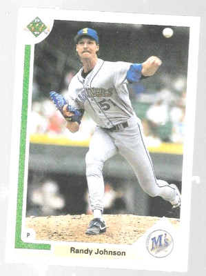 1991 Upper Deck Randy Johnson 376 Seattle Mariners Baseball Card | eBay