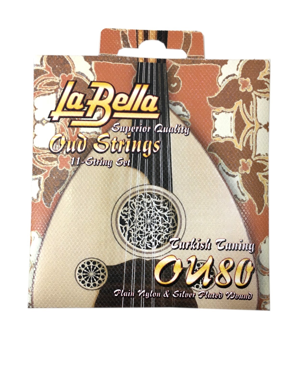 La Bella Strings Oud 11 String 2 Sets Set Turkish Tuning Nylon Silver ...