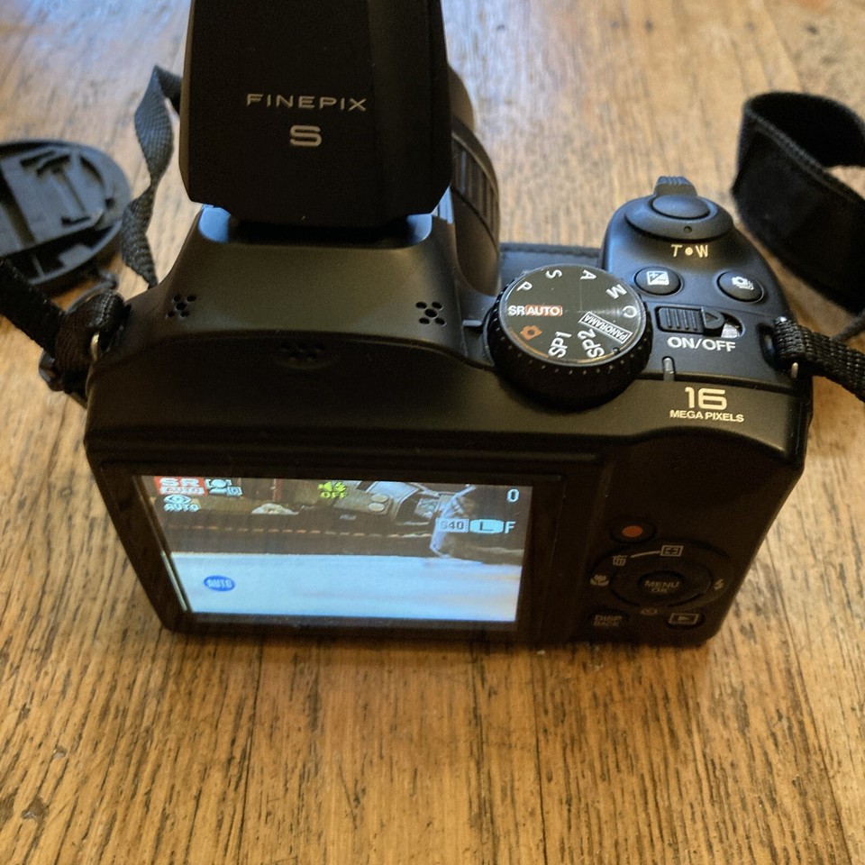 Fujifilm FINEPIX S-Series S4830 16.0MP 30x Digital Camera - Black w ...