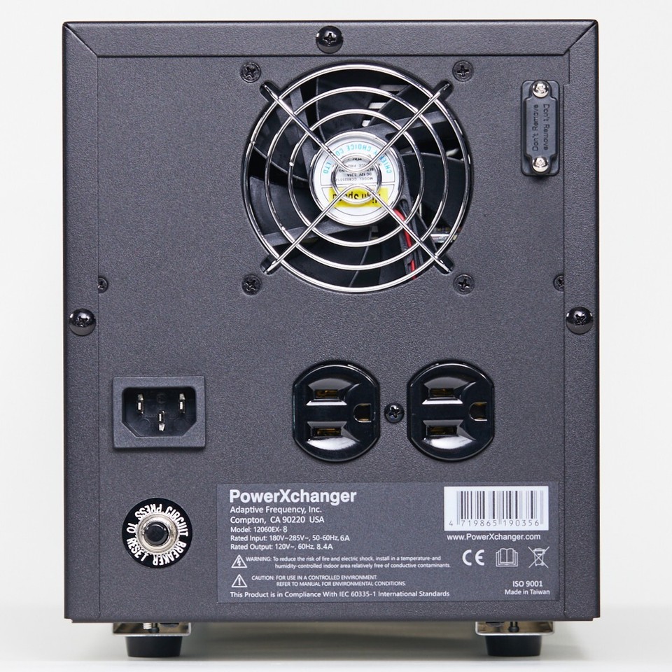 120 Volt/60Hz AC Power Source Step-Down Voltage Frequency Converters EX ...