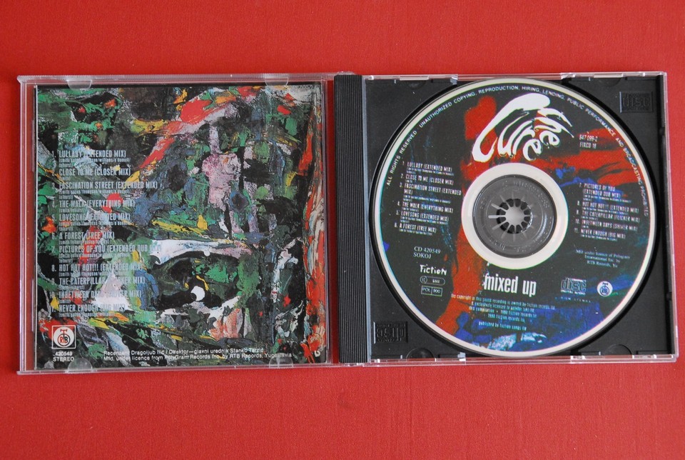 THE CURE MIXED UP 1990 GOTH RARE EXYU RTB CD YUGOSLAVIA EDITION ROBERT ...
