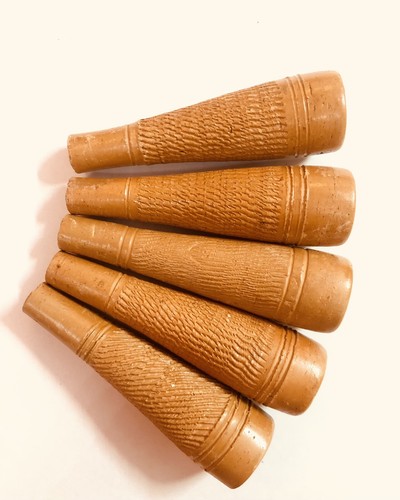 5 PC 2.5"+ Handmade Clay Chilam Chillam Chillum Smoking Pipe Terracotta ...