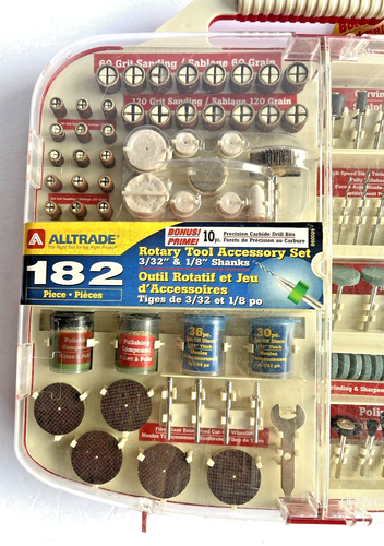 Alltrade 182 Piece Rotary Tool Accessory Set for sale online | eBay