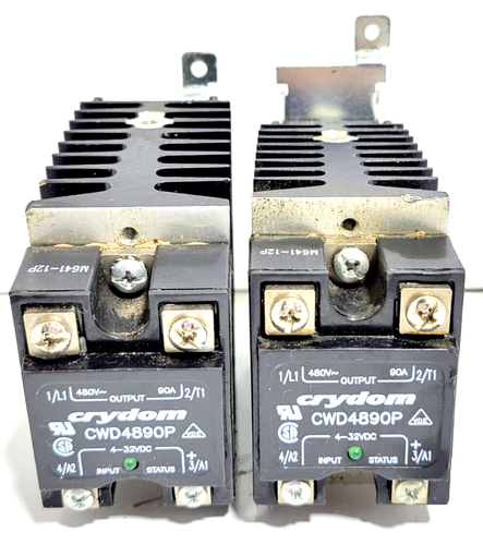LOT OF 2 - Crydom Solid State Relay 4-32VDC CWD4890P | eBay