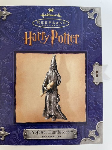 Hallmark Keepsake Ornament Harry Potter Professor Dumbledore Pewter ...