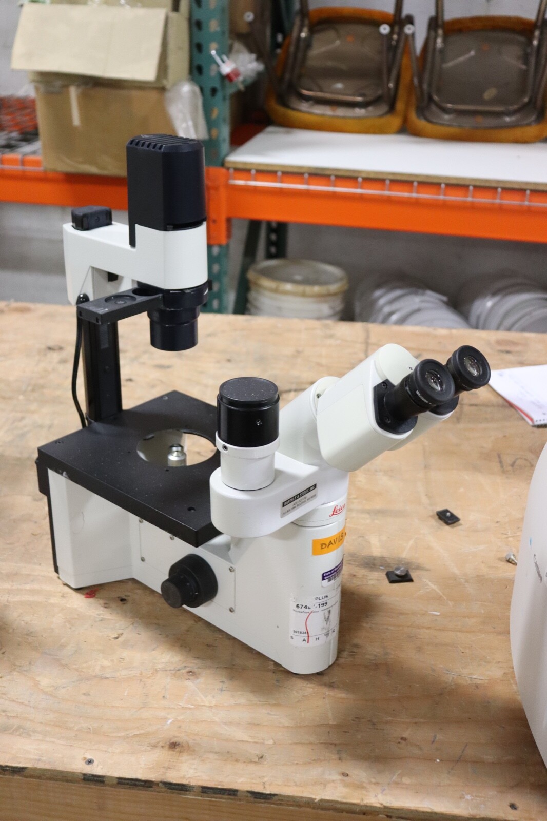 Leica DMiL Inverted Microscope WORKING | eBay