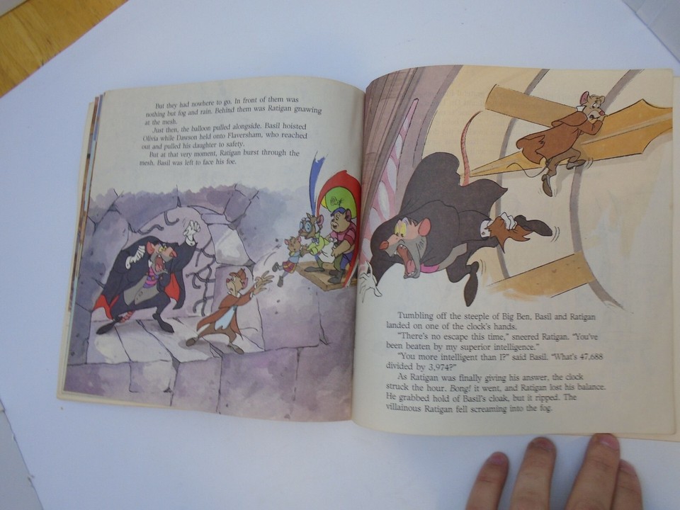 Disney’s the great mouse detective book. Basil’s Great Escape Vintage ...