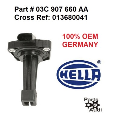 HELLA VW AUDI Oil Level Sensor For Audi VW 03C907660AA GERMANY OEM | eBay