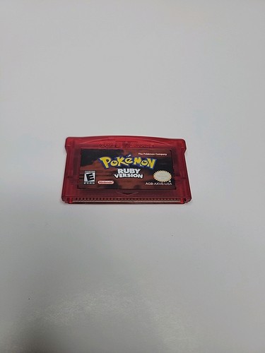 Pokémon Ruby Version (Nintendo Game Boy Advance SP, 2003) GBA *Tested ...