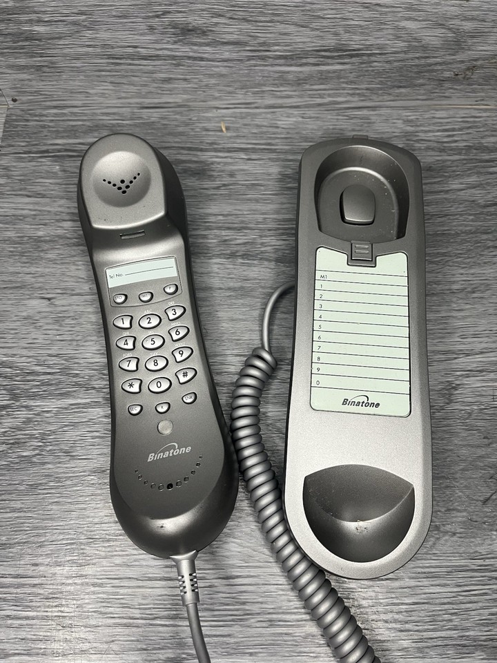 Binatone Cliptel Telephone Landline Corded Digital Display Wall ...