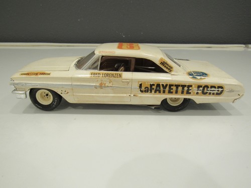 AMT 1964 Ford Galaxie 500 XL 2dr Hardtop Race Car model Kit 1/25 Built ...