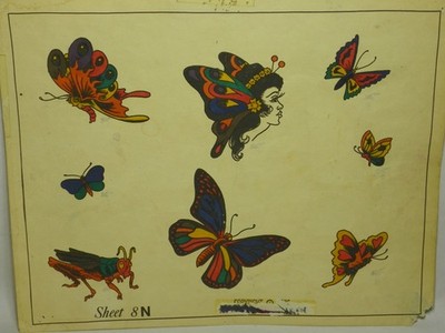 Vintage 1976 Don Nolan #8N "Butterflies". Fair condition. | eBay