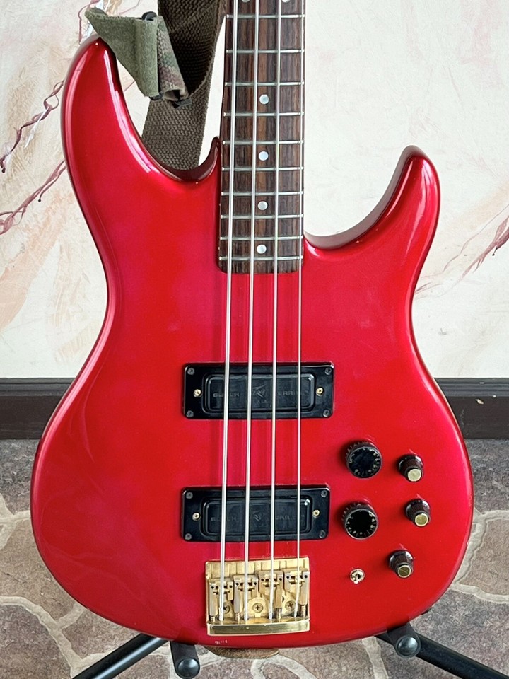 Vintage 1986 Peavey Dyna Bass Electric Guitar - Red | eBay