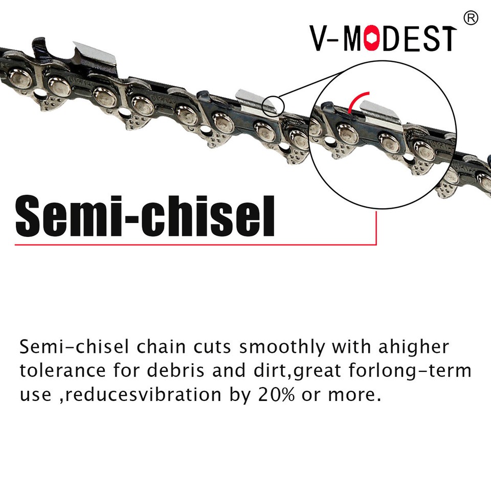 2-10Pcs 6-Inch Mini Chainsaw Replacement Chain 1/4'' .043 37DL Chainsaw ...