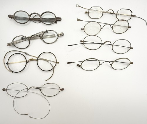 Lot of 8 Antique Eyeglasses Spectacles Steel 1700s And 1800s | eBay