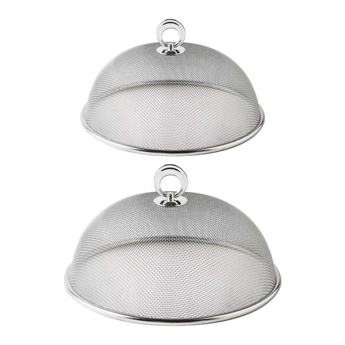 Metal Mesh Food Cover Plate Serving Cover Food Protector for Outdoor ...