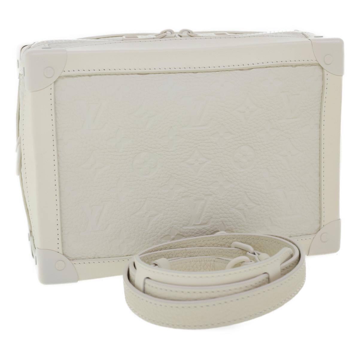 LOUIS VUITTON Virgil Abloh Shoulder Bag Soft Trunk Box White LOUIS VUITTON Virgil Abloh Shoulder Bag Soft Trunk Box White