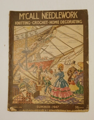 McCall Needlework Magazine Summer 1947 Story Book Quilt Children's ...