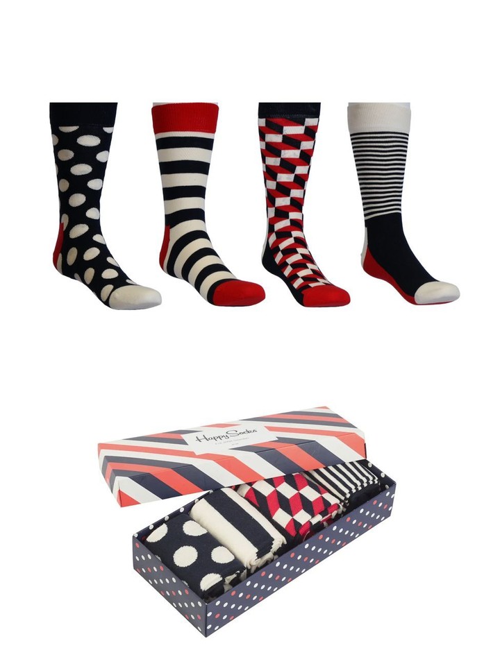 HAPPY SOCKS GIFT BOX 4er Set Strümpfe | eBay