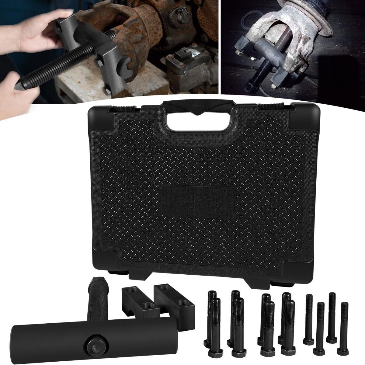 10803 Heavy Duty Yoke Puller Kit for Spicer Meritor Semi Truck 3/4 ...