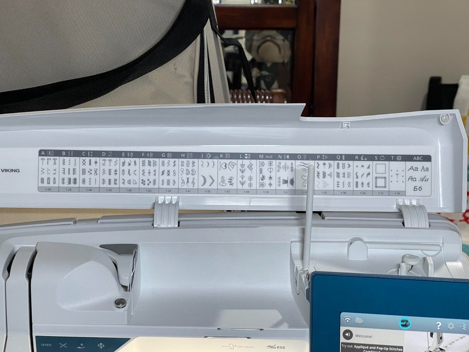 Husqvarna Viking Designer Sapphire 85 Sewing and Embroidery Machine | eBay