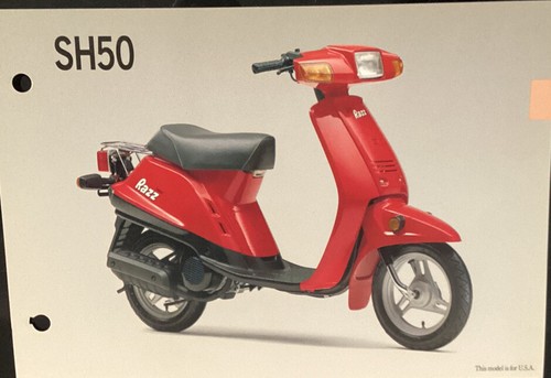Yamaha genuine Product Information Guide SH50A RAZZ 1990 | eBay