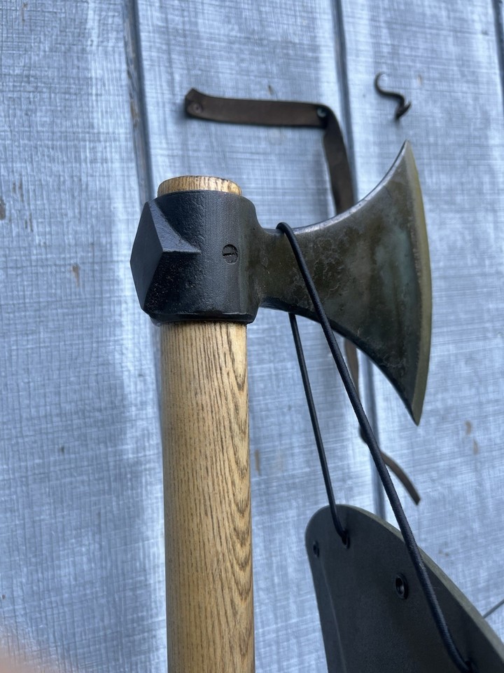 Heavily Modified Cold Steel Pole Axe “Huscarl Dane Axe” With Sheath | eBay