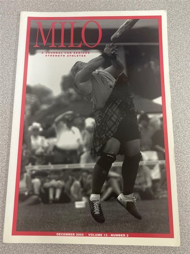MILO strongman powerlifting weightlifting journal RYAN VIERRA 12-05 | eBay