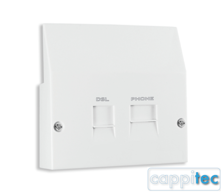 BT OPENREACH TYPE NTE5 MASTER PHONE SOCKET AND DSL/ADSL FACEPLATE ...