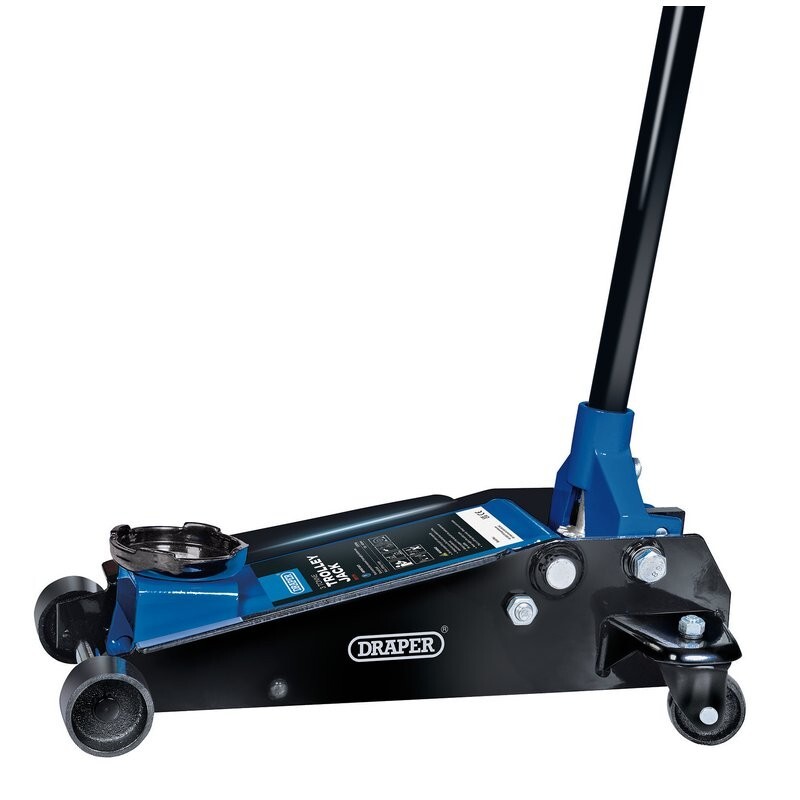 Draper TJ3CS Trolley Jack 3 Tonne Compact Hydraulic car van garage ...